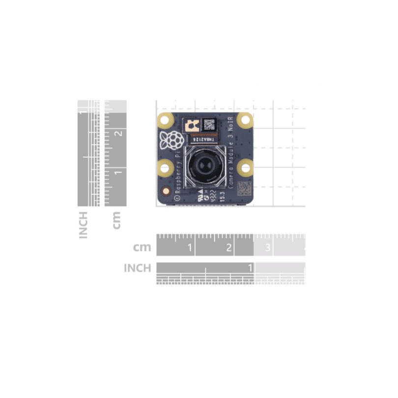 Raspberry Pi Camera Module 3 NoIR - Sony IMX708, 4608 × 2592 pixels ...